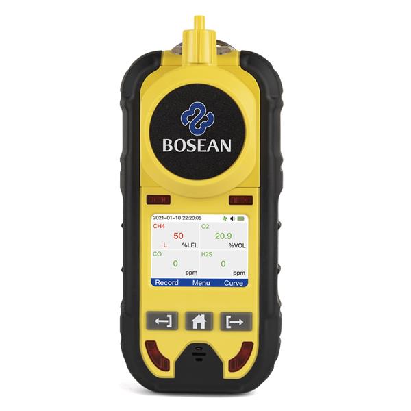 Bosean Built-in Pump 4 in 1 Multi Gas Detector O2 CO H2S CH4 Gas Meter ...